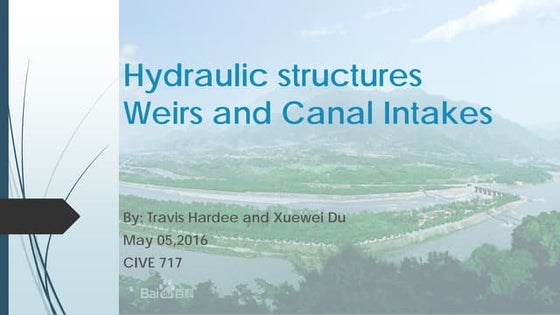 Introduction with weirs flumes and orifices | PPT