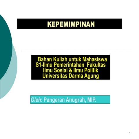 Slide 1 Kepemimpinan Serta Pemerintah.ppt