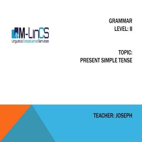 present simple tense | PPT