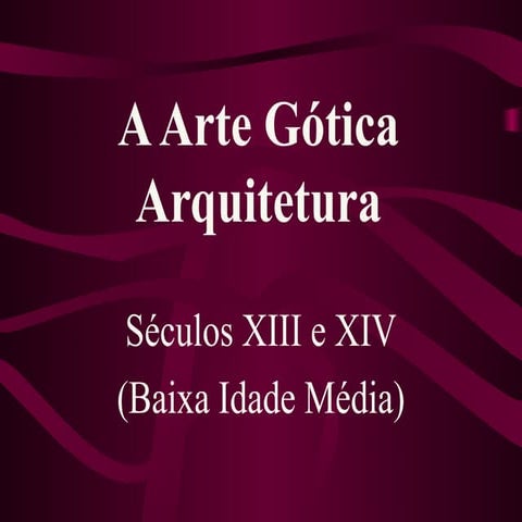 Slide 2 Gótico | PPT