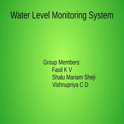 field level indicator system. | PPT