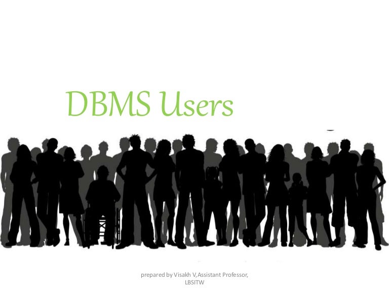 Slide 4 Dbms Users 