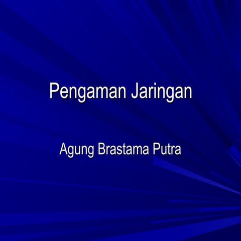 Keamanan Jaringan - Pertemuan 5 | PPT