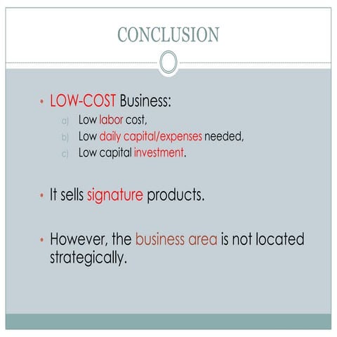 Slide5 Conclusion | PPTX | Retail Property | Real Estate