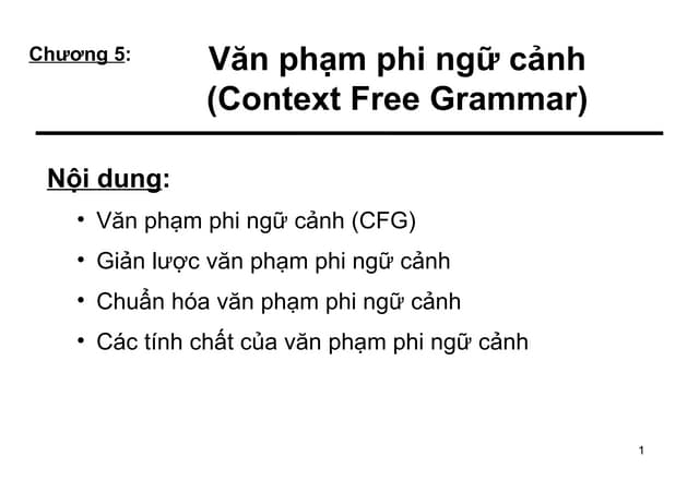 Lý thuyết tính toán - BKHN - 4 | PPT