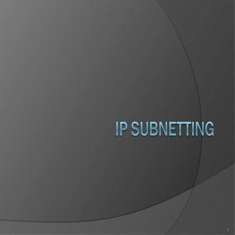 Subnetting: Pengertian, Contoh, Tujuan, dan Fungsinya.ppt
