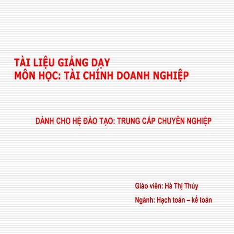 Slide_TCDN_Hà Thị Thủy | PDF