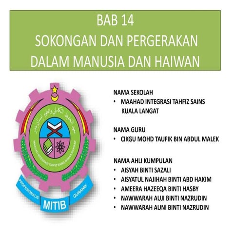 Slide bio tingkatan 4 bab 14 | PPTX