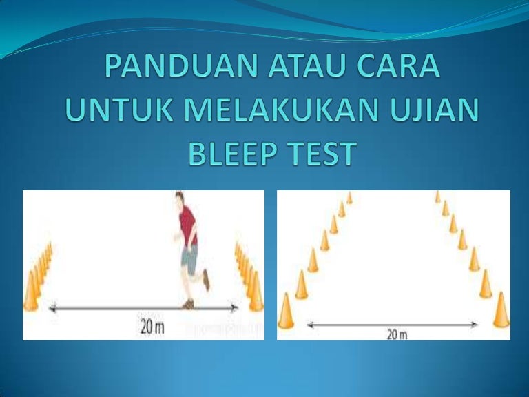 Slide bleep test