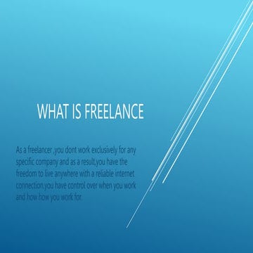 Freelancing | PPT