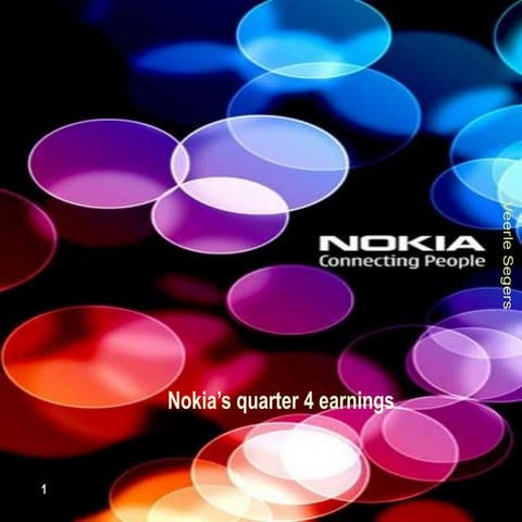 Financial analysis Nokia | PPTX