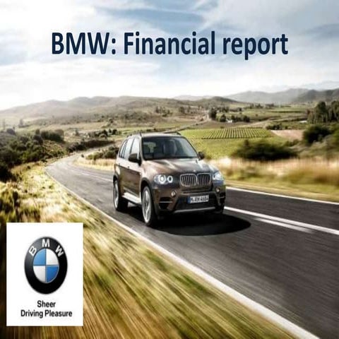 The financial situation of BMW in the year 2010 | PPTX