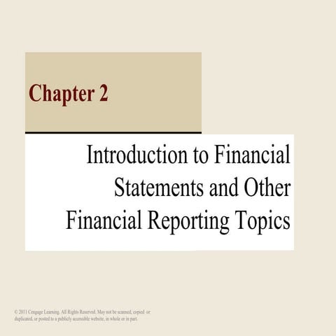 Slide_Chapter 2.pdf INTRODUCE TO FINANCIAL STATEMENT | PDF