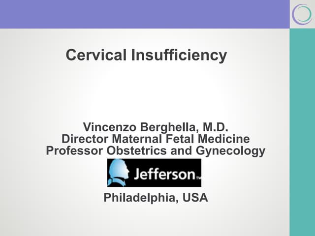 Cervical cerclage Procedure | PPTX