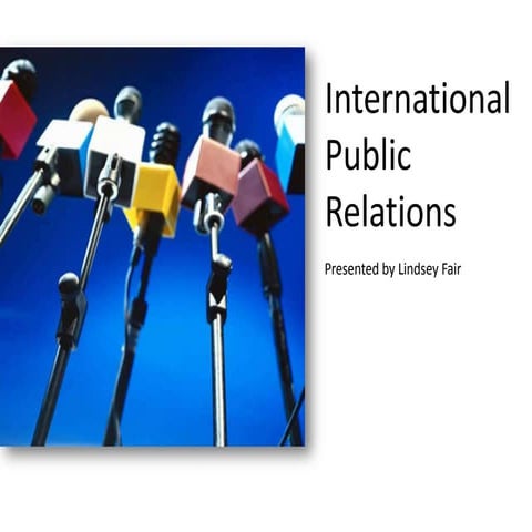 International Public Relations | PPTX