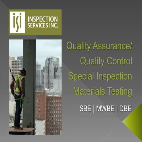 Introducing Inspection Services, Inc. | PPTX