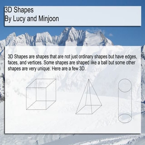 3D shapes and geometric shapes year 2.pptx