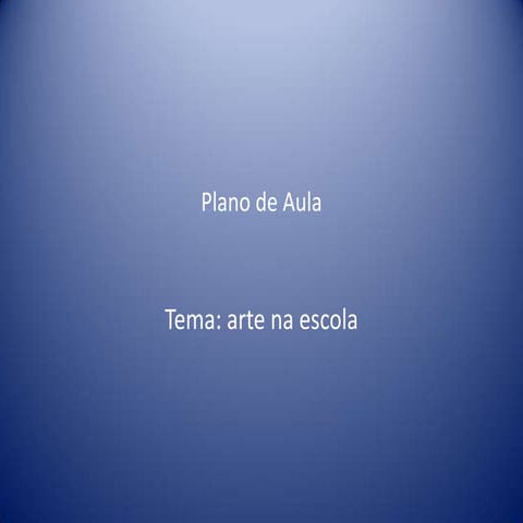 Slide Do Plano De Aula | PPTX