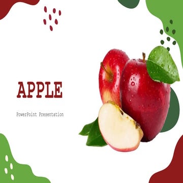SlideEgg_477500-Apple Fruit PowerPoint Template.pptx | Healthy Cooking ...