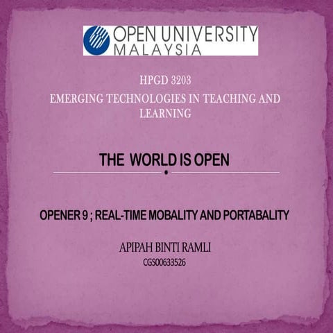 Slide emerg-apipah ramli-hpgd 3203 | PPT