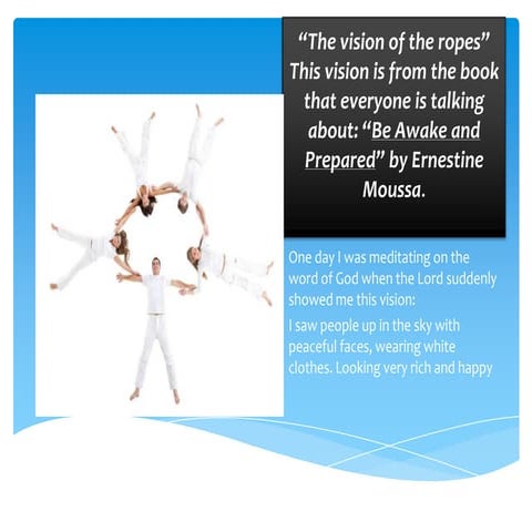 Slide from the vision of the book," be awake and prepared" | PPT