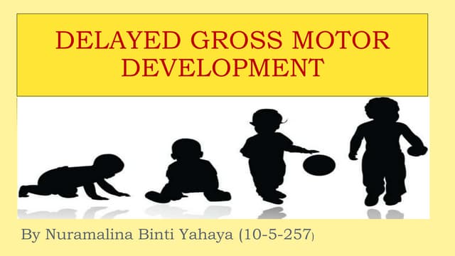 Lose Mittagessen Spiel mit delayed motor development Etablierte Theorie ...