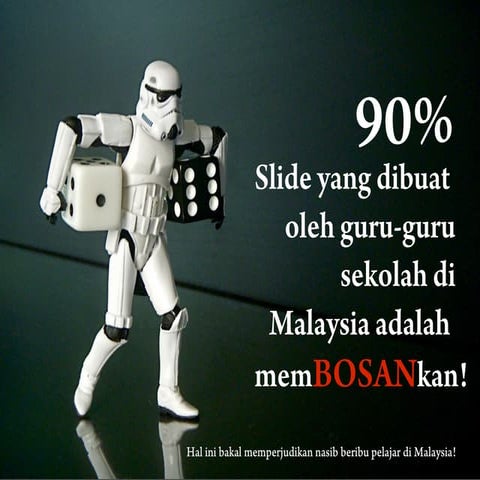 Persembahan slide guru-guru di Malaysia membosankan | PDF