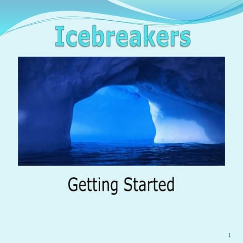 Slide Icebreakers Program Usahawan Training | PPT