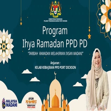 Slide Program Ihya Ramadan, Khatam Al-Quran & Iftar Perdana 2025 | PPT