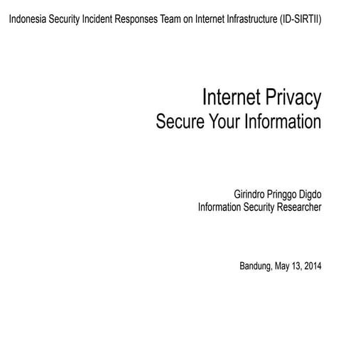 Internet Privacy Pdf