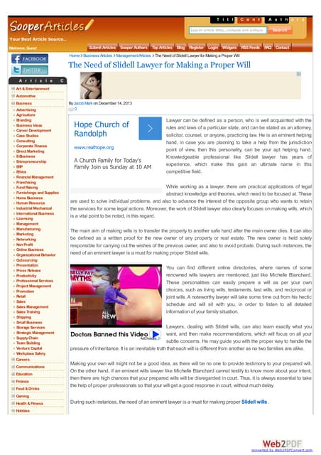 Michelle Blanchard, Slidell lawyer | PPT