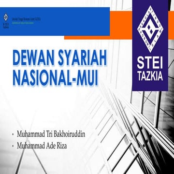 Dewan Syariah Nasional (DSN-MUI) | PPTX