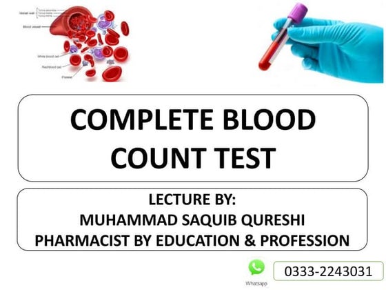 Complete Blood Count, Interpretations | PPT