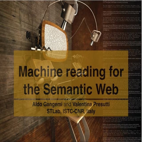 Machine reading for the Semantic Web | PPT