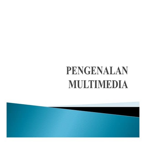 Slide pengenalan multimedia | PDF