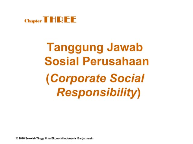 Presentasi CSR | PPT