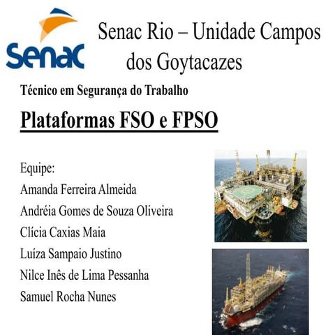 Funcionamento de um fpso | PDF