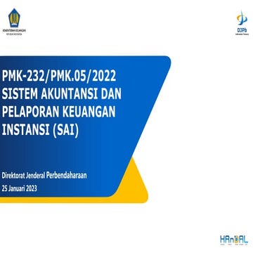 Perubahan PMK-232_PMK.05_2022 SAI peratturan | PPTX