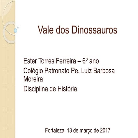Slide pre historia ester torres 6 ano | PPTX