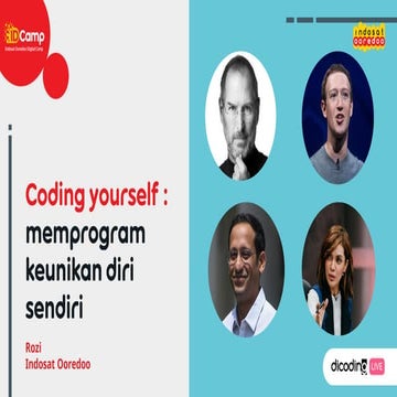 Coding Yourself: Memprogram Keunikan Diri Sendiri - Mohammad Fahrurrozi | PPT