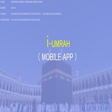 i - Umrah Slide (Mobile App) | PPTX