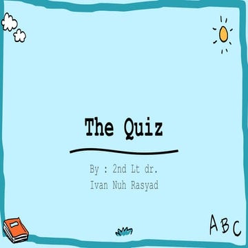SLIDE QUIZ GRAMMAR FOR BEGINNER YEAAHHHH | PPT