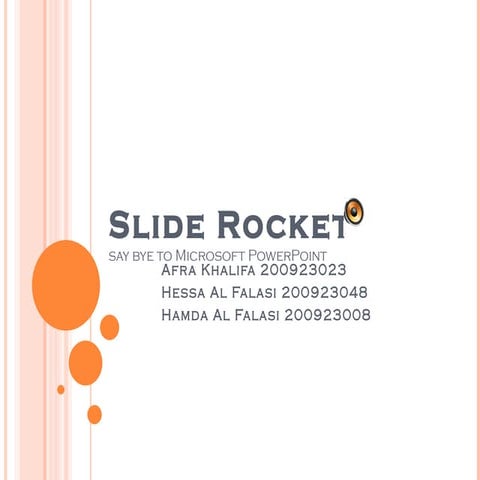 Slide rocket COL 270 | PPT