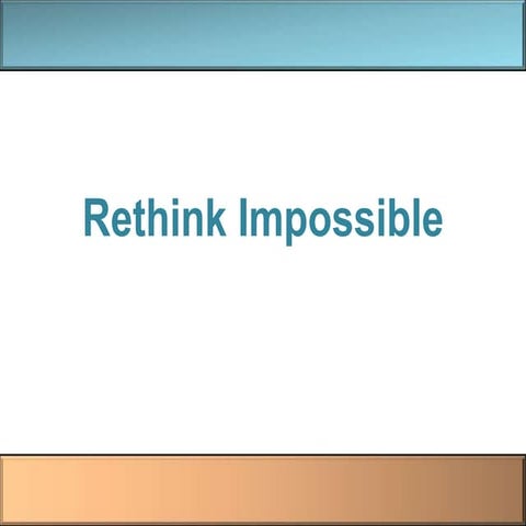 Slider one home page(rethink impossible) | PPT