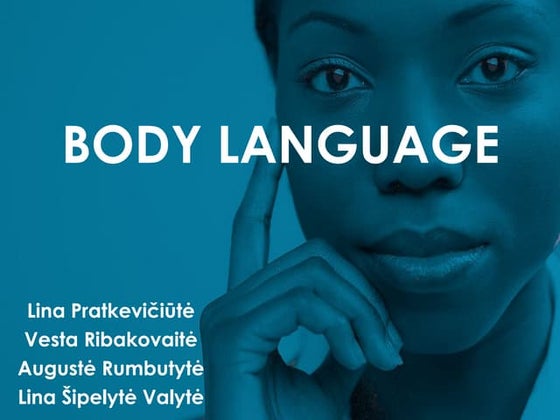 Body language in communication | PPTX