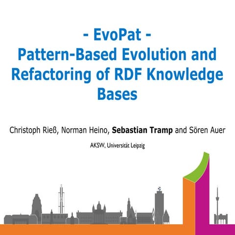 EvoPat - Pattern-Based Evolution and Refactoring of RDF Knowledge Bases ...