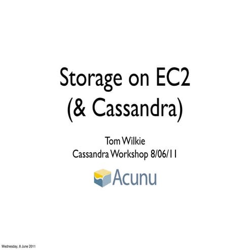 Storage On Ec2 And Cassandra Cassandra Workshop Berlin Buzzwords Ppt 6409