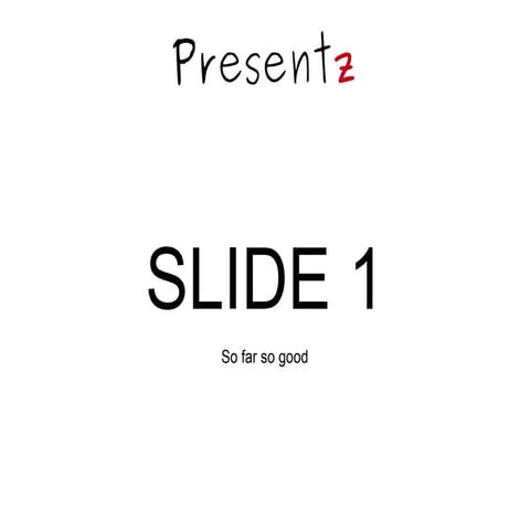 Presentz demo slides | ODP