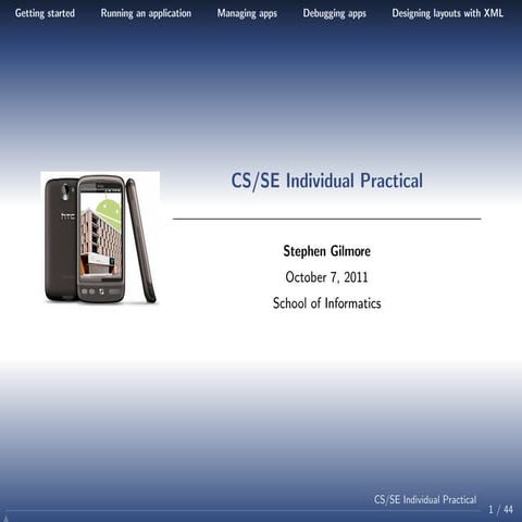 Beginning Android Development Ppt