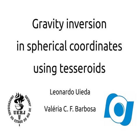 Gravity inversion in spherical coordinates using tesseroids | PDF